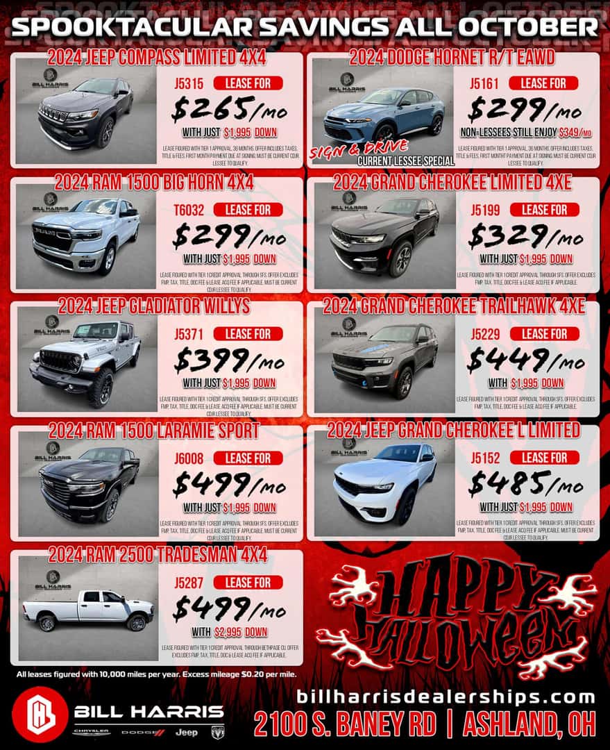 Bill Harris Specials | Bill Harris Chrysler Dodge Jeep & Ram