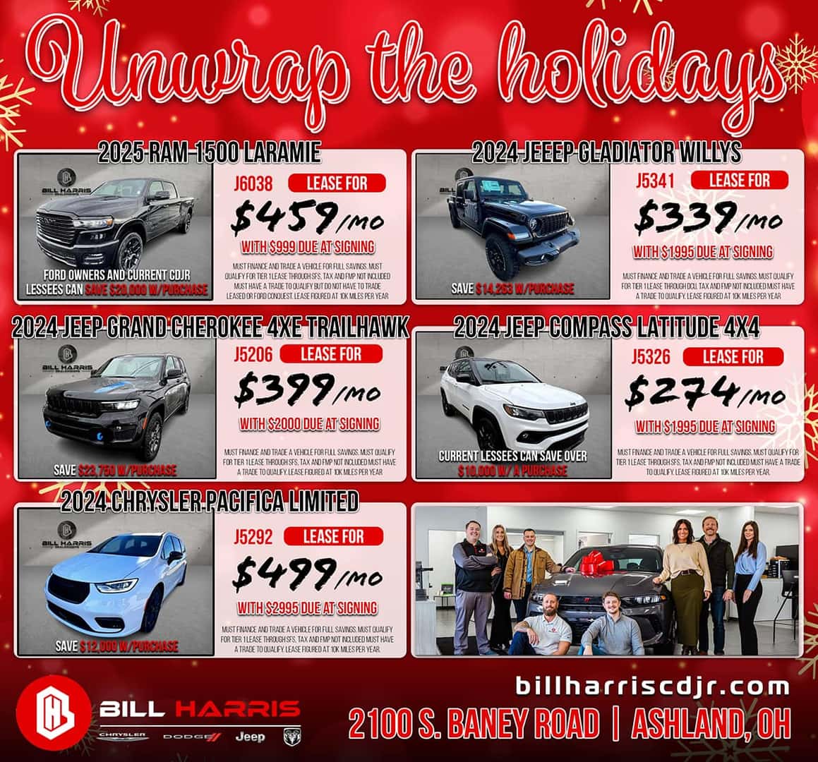 Bill Harris Specials Near Medina, OH | Jeep & Ram Offers