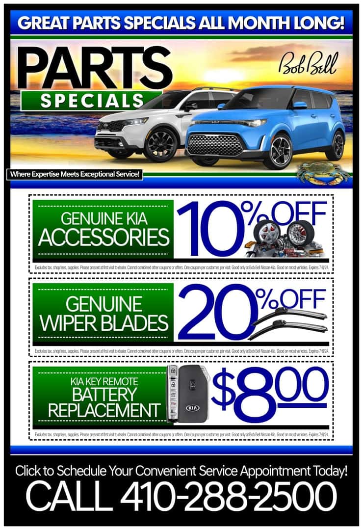 Parts Specials | Bob Bell Kia