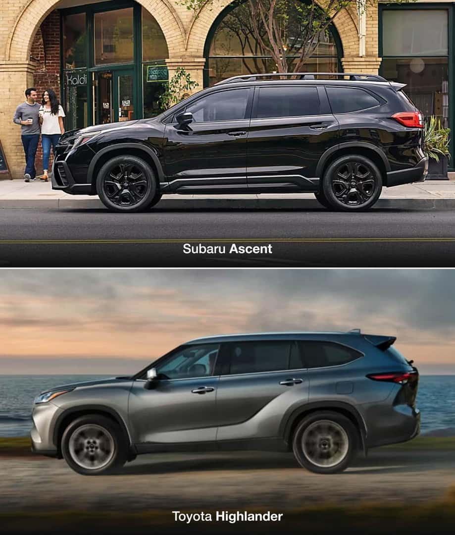 Subaru Ascent Vs Toyota Highlander Specs