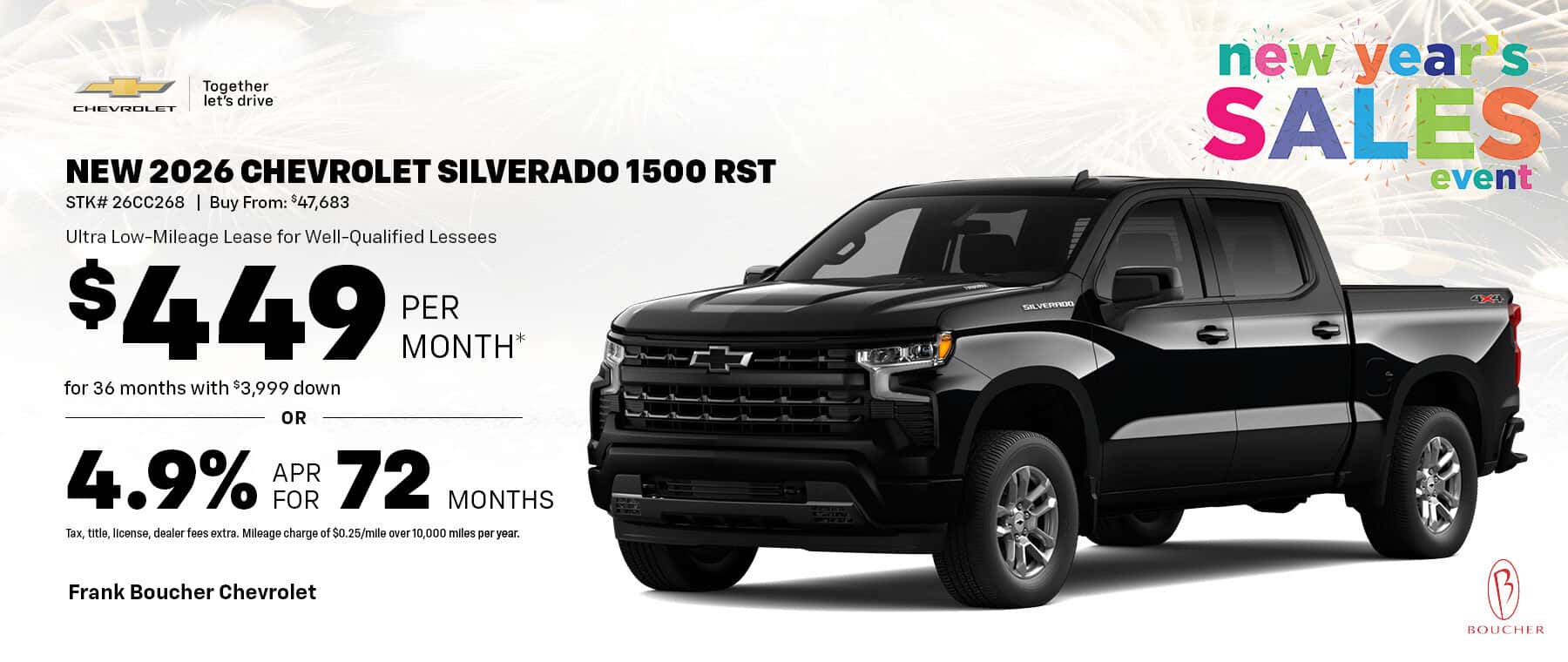 Chevrolet Dealer in Mount Pleasant, WI | Frank Boucher Chevrolet