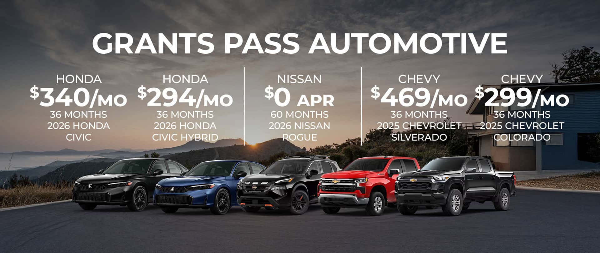 New & Used Cars in Grants Pass, OR | Grants Pass Automotive