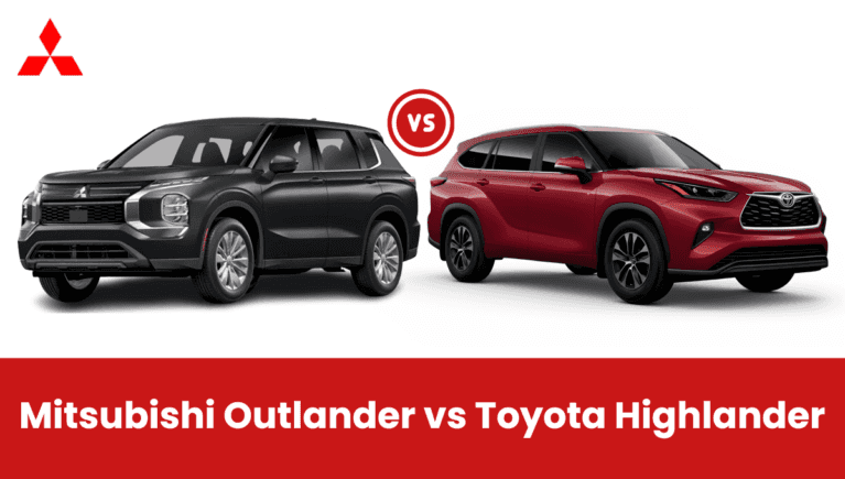 2025 Mitsubishi Outlander vs Toyota Highlander Comparison