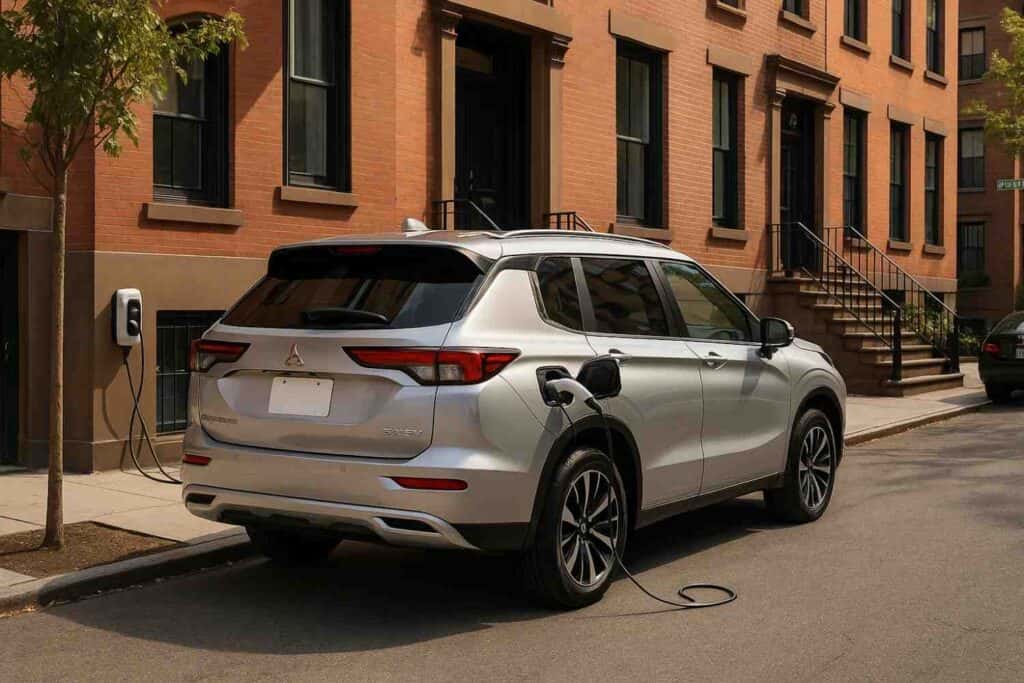 Plug, Charge, Go — The Outlander PHEV Way in NYC