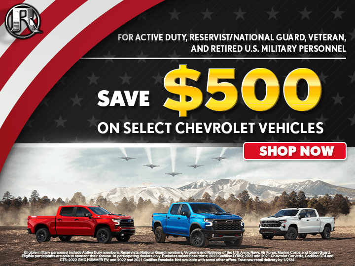 Reed Chevrolet Specials and Incentives | Reed Chevrolet