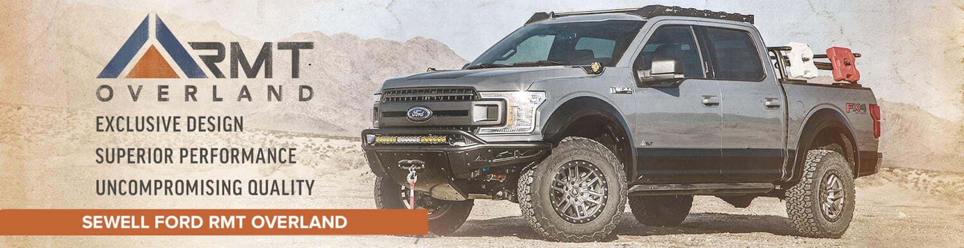 Sewell Ford & GMC RMT Overland Trucks | Sewell Family of Companies