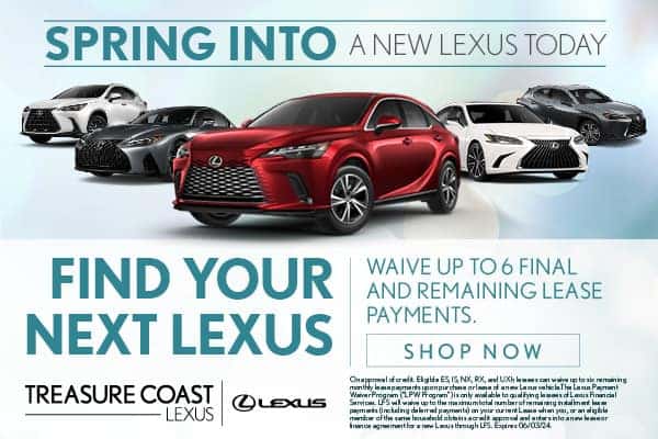 Specials on New Lexus Vehicles Fort Pierce FL | Treasure Coast Lexus