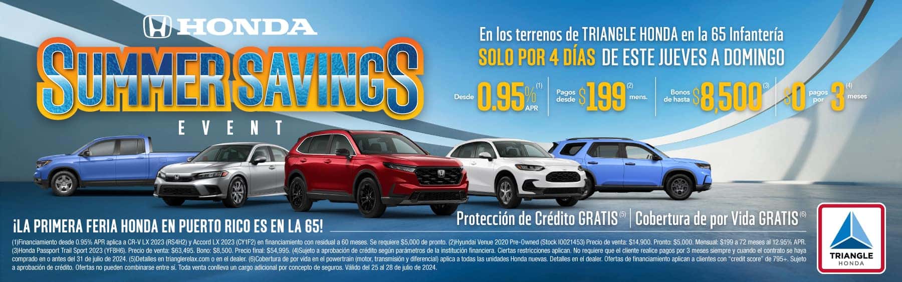 Bienvenidos a Triangle Honda 65, su dealer de Honda en Puerto Rico