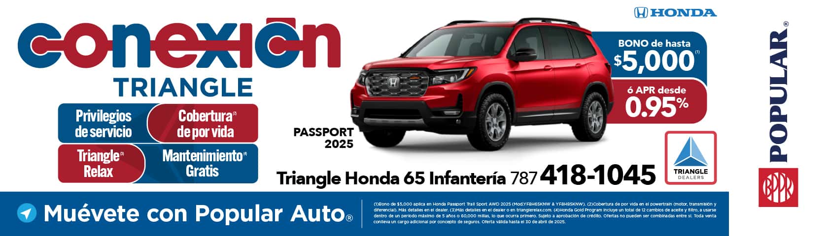 Bienvenidos a Triangle Honda 65, su dealer de Honda en Puerto Rico